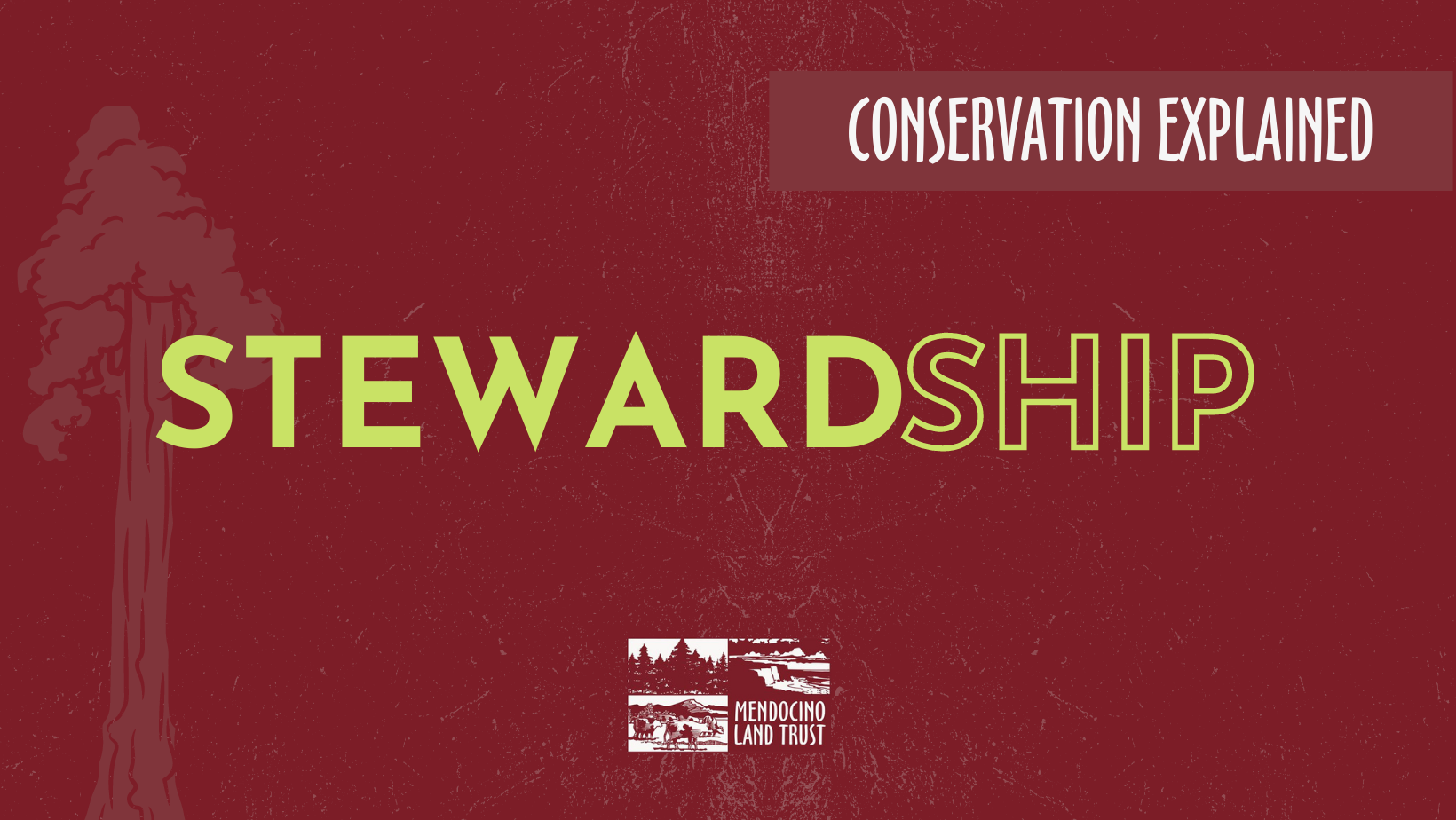 Conservation Explained: Stewardship - Mendocino Land Trust